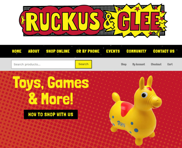 Ruckus & Glee - Specialty Toys Network - website services for toy ...
